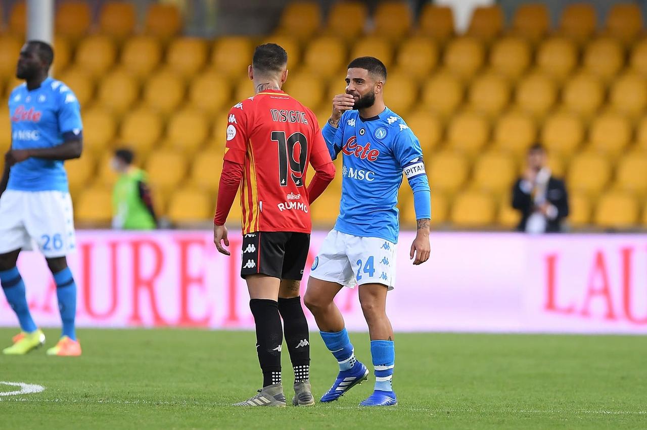 Capolavoro Insigne al "Granillo", anche Lorenzo applaude Roberto: "Che ...